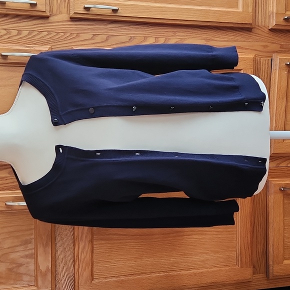Talbots | Sweaters | Talbots Navy Cardigan | Poshmark